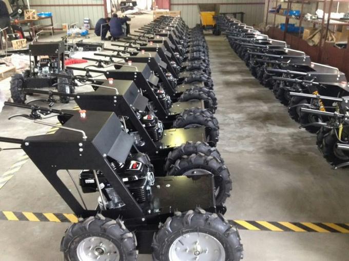 HONDA Engine Four Wheel Wheelbarrow , Motor Powered Wheelbarrow